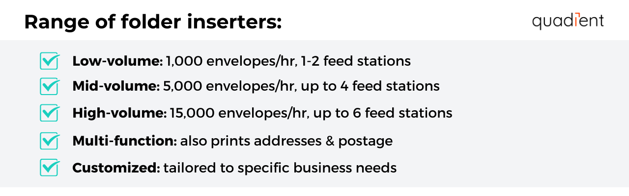 Benefits of mail folding and inserting machines